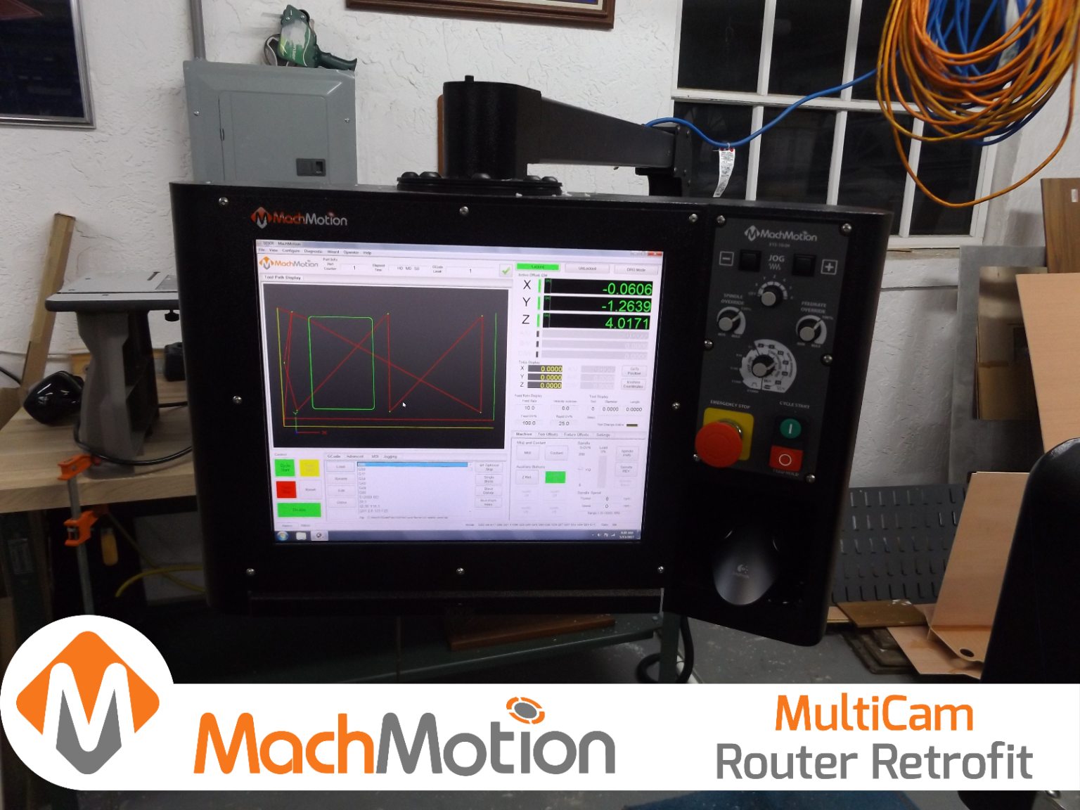 MULTICAM CNC ROUTER CONTROL RETROFIT - MachMotion