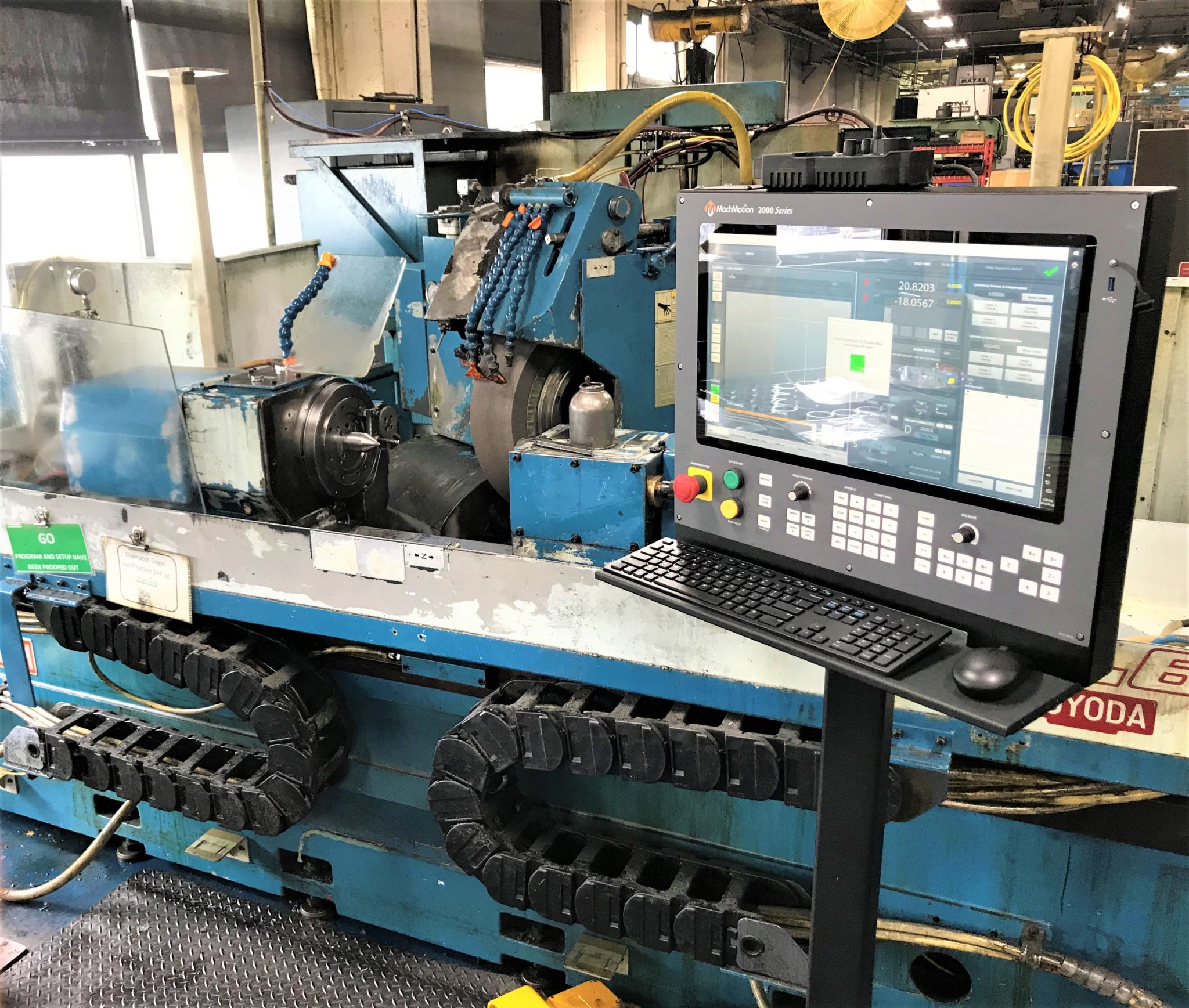 TOYODA GL6A OD ANGLE-APPROACH GRINDER UPGRADE - MachMotion