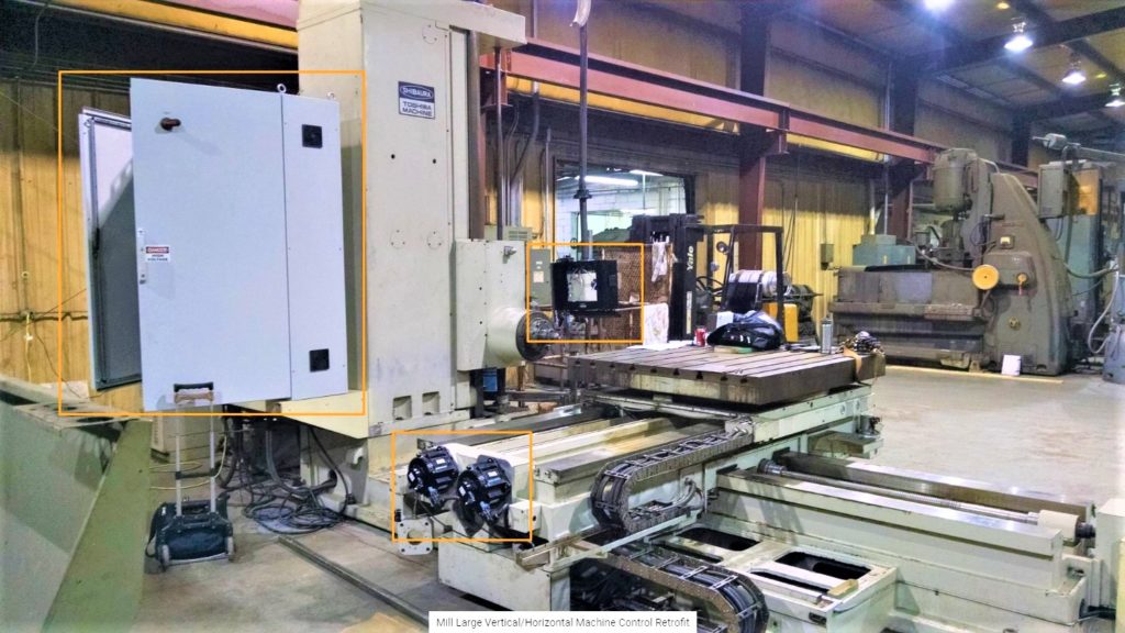 TOSHIBA BORING MILL CONTROLLER UPGRADE DURING UPGRADE - MachMotion