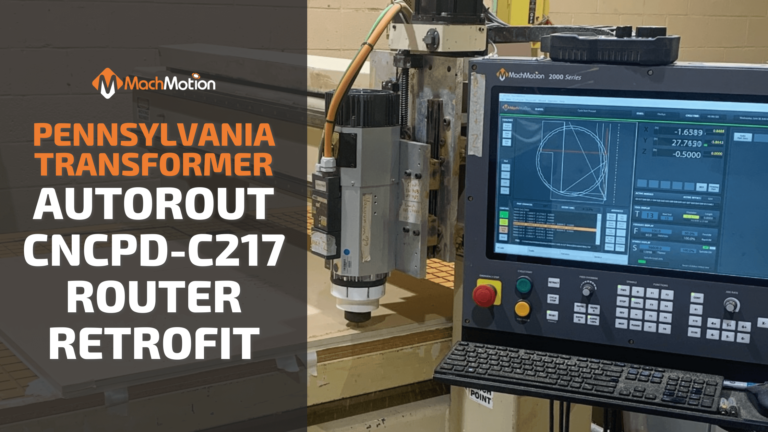 AutoRout CNCPD-C217 Router Retrofit - MachMotion